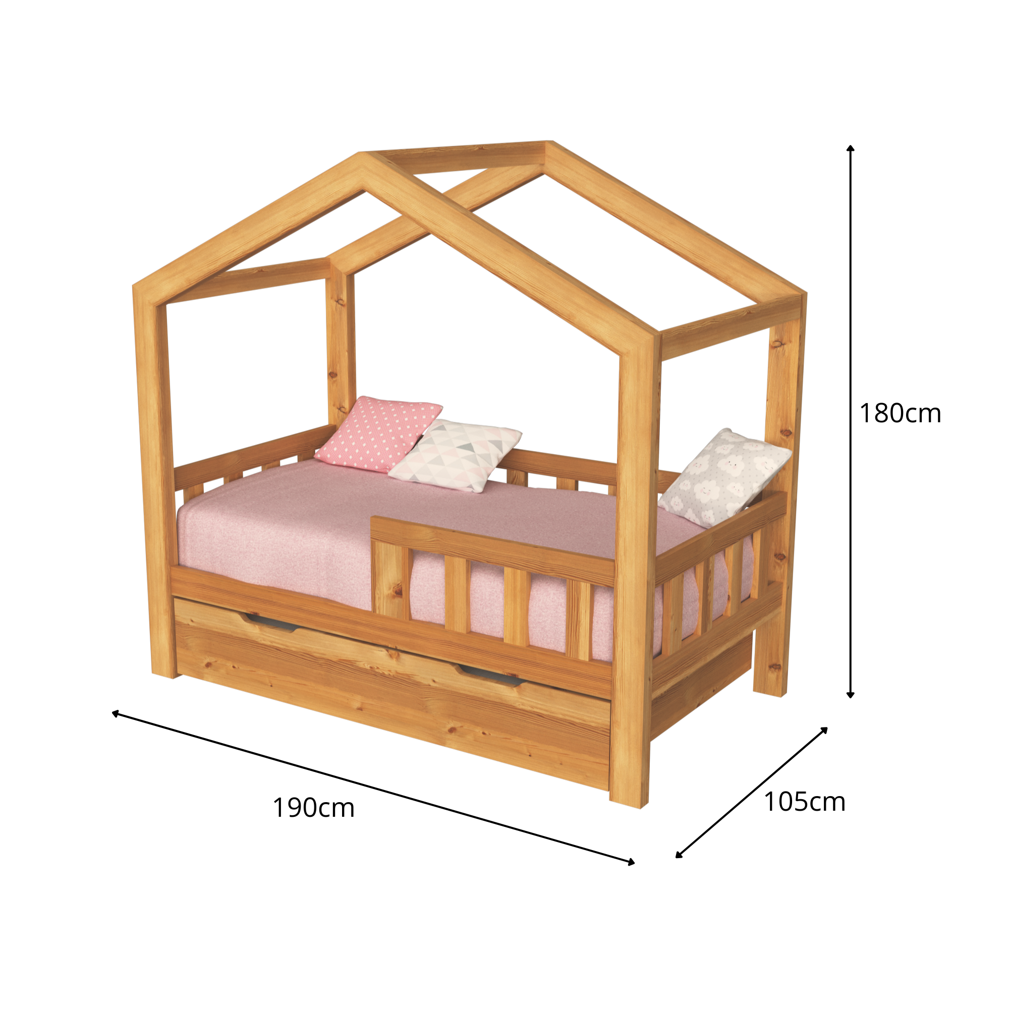 CAMA MONTESSORI EVOLUTIVA YAKU + CAMA AUXILIAR - Macrumo